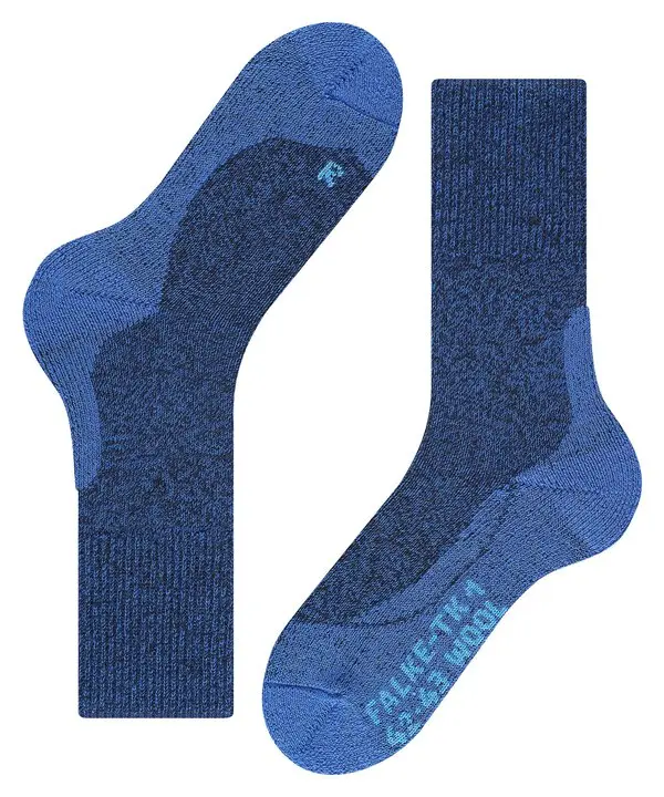 Falke Tk1 Adventure Wool Trekking Socks - Blue