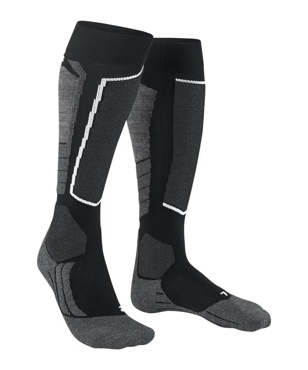 Falke Sk2 Intermediate Vegan Skiing Socks - Black