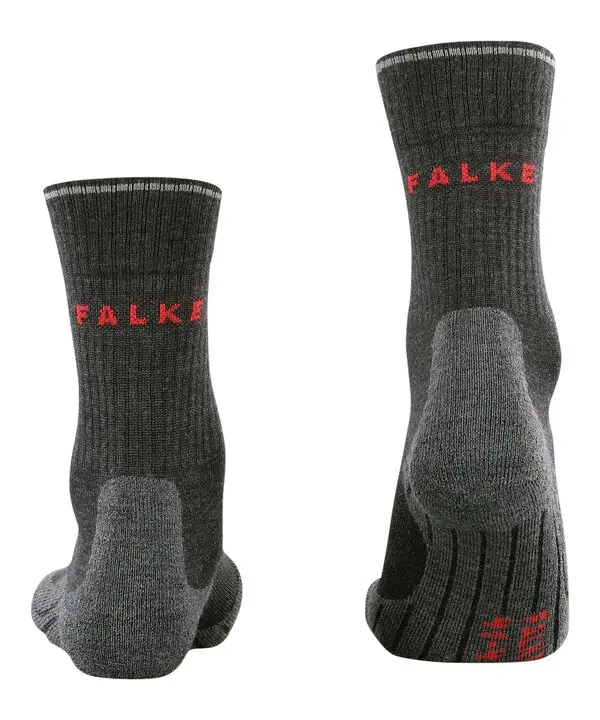 Falke Tk2 Wool Silk Trekking Crew Socks - Grey