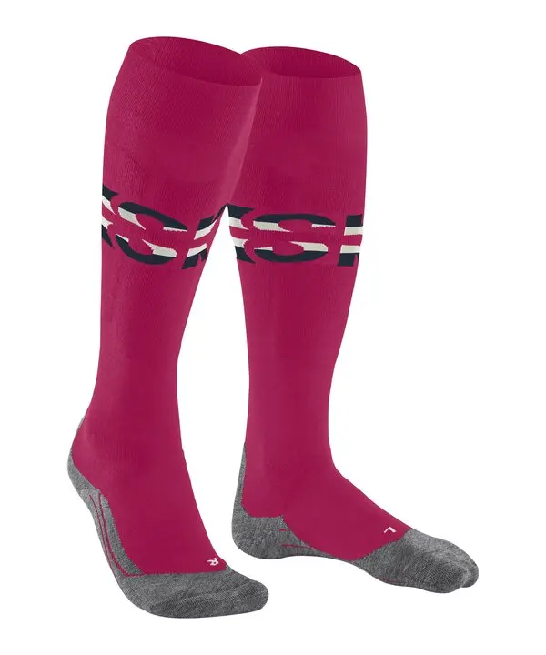 Falke Sk4 Advanced Skiing Socks - Red