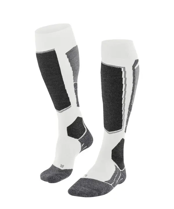 Falke Sk2 Intermediate Vegan Skiing Socks - White