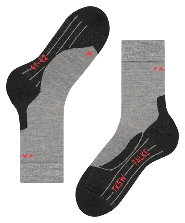 Falke Tk5 Wander Trekking Socks - Grey