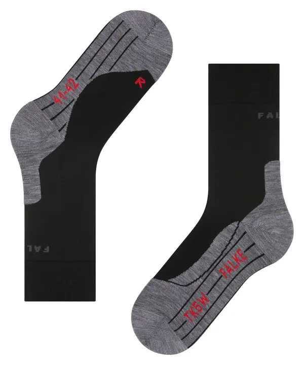 Falke Tk5 Wander Trekking Socks - Black