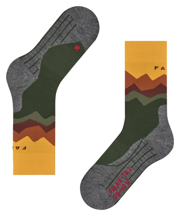Falke Tk2 Explore Trekking Socks With Merino Wool Blend - Green