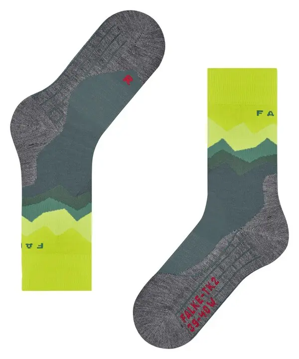 Falke Tk2 Explore Trekking Socks With Merino Wool Blend - Grey