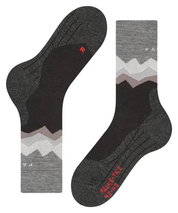 Falke Tk2 Explore Trekking Socks - Black