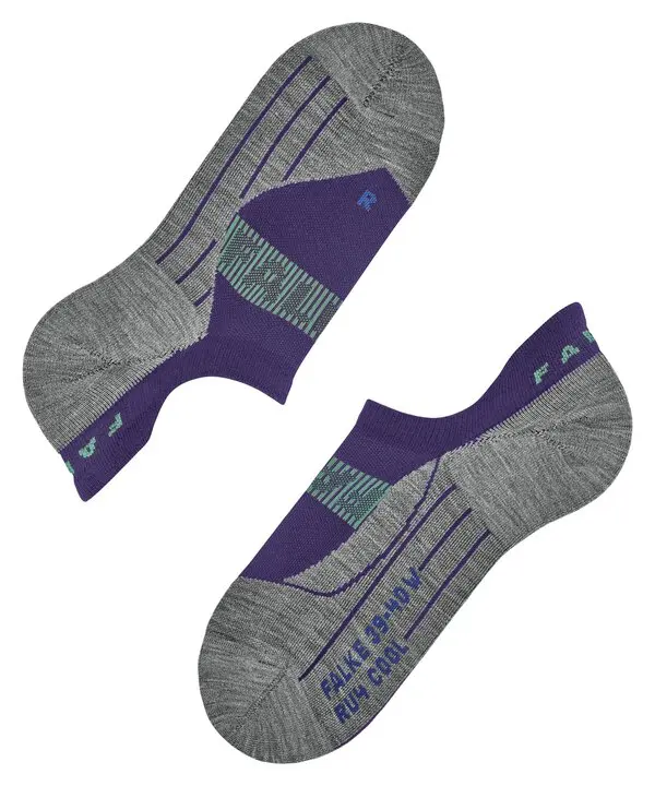 Falke Ru4 Endurance Cool Invisible Running Socks - Purple