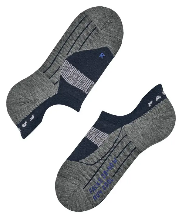 Falke Ru4 Endurance Cool Invisible Running Socks - Blue