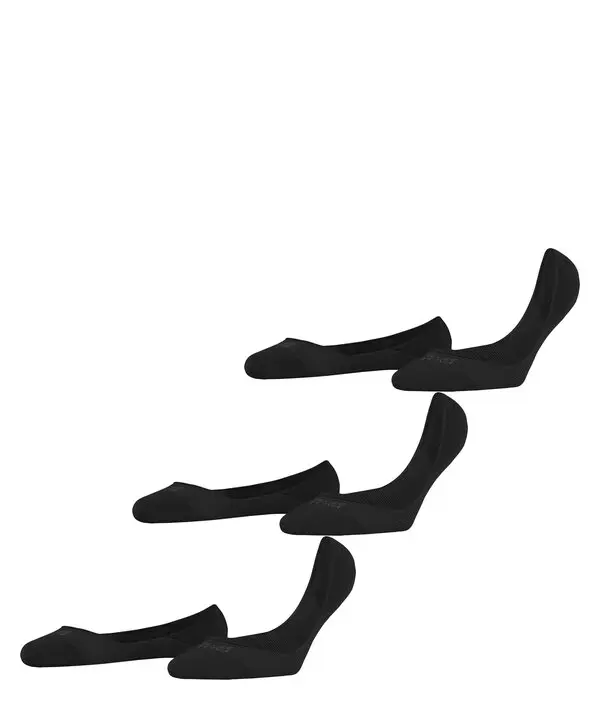 Falke Invisible Socks 3 Pack - Black