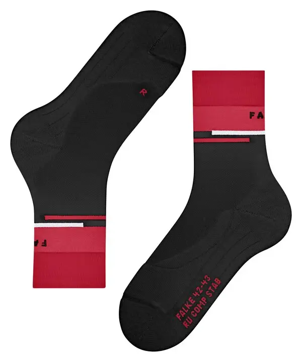 Falke Ru Compression Stabilizing Sports Socks - Black