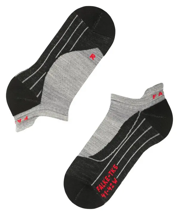 Falke Tk5 Wander Invisible Trekking Socks - Grey