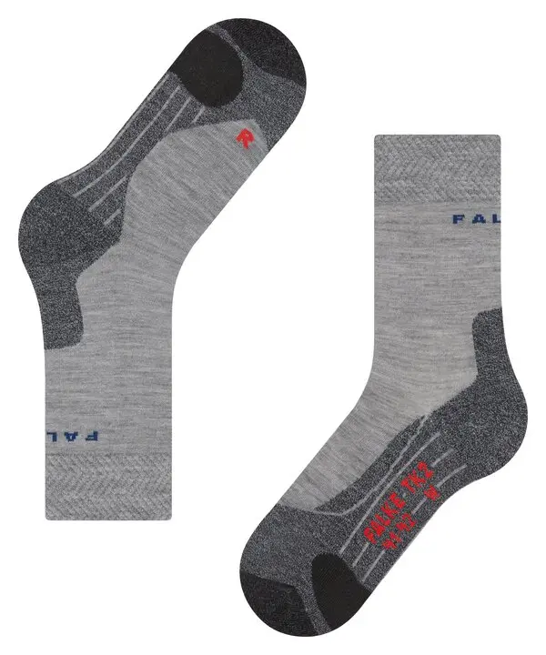 Falke Tk2 Explore Melange Trekking Socks - Grey