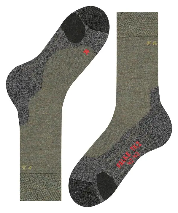 Falke Tk2 Explore Melange Trekking Socks - Green