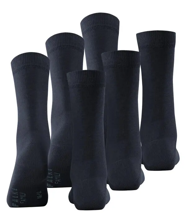 Falke Family 3-pack Crew Socks - Blue