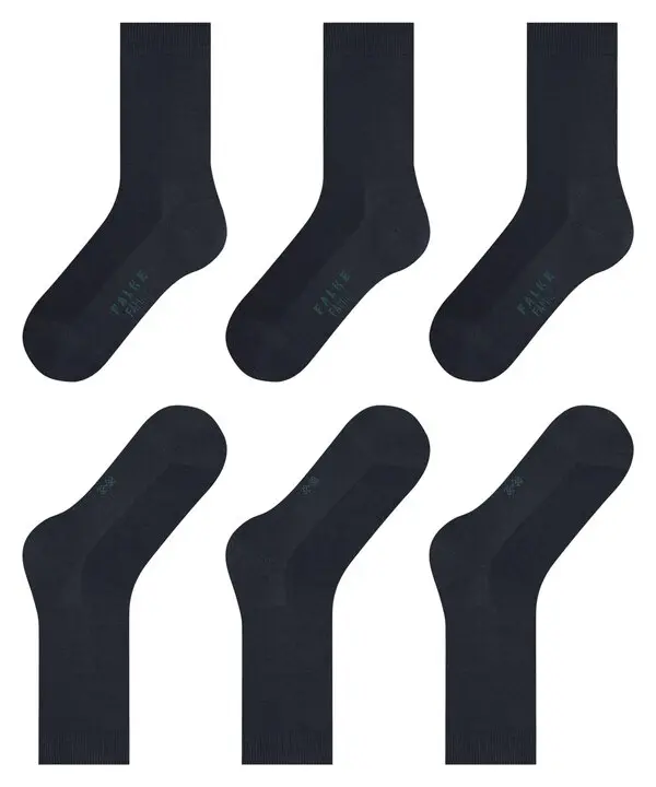 Falke Family 3-pack Crew Socks - Blue