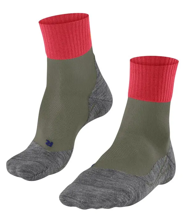Falke Tk2 Cool Trekking Ankle Socks - Green