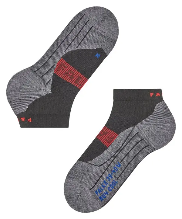 Falke Ru4 Endurance Cool Short Running Socks - Black