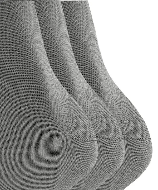 Falke Family 3-pack Crew Socks - Grey