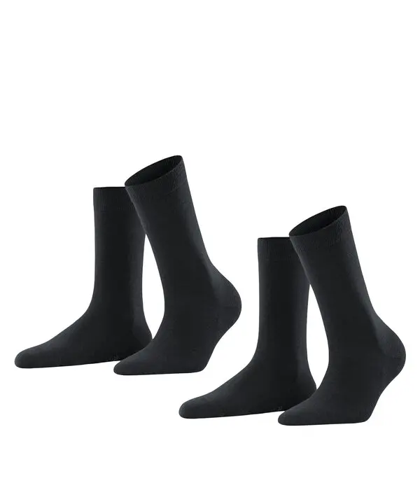 Falke Softmerino 2-pack Crew Socks - Grey