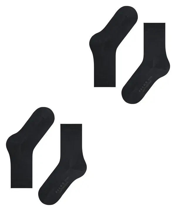 Falke Softmerino 2-pack Crew Socks - Grey