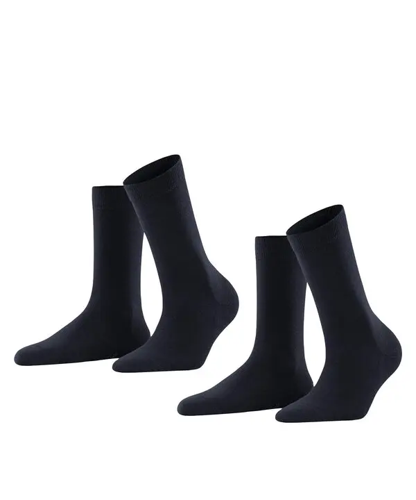 Falke Softmerino Two-pack Crew Socks - Blue
