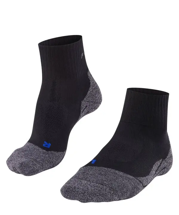 Falke Tk2 Cool Trekking Ankle Socks - Black