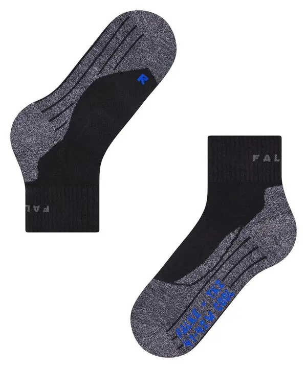 Falke Tk2 Cool Short Trekking Socks - Black
