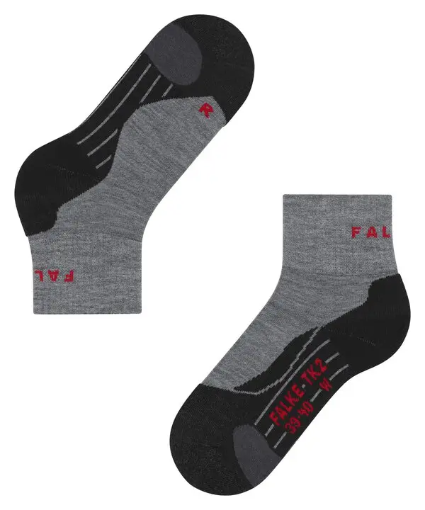 Falke Tk2 Explore Short Trekking Socks - Grey