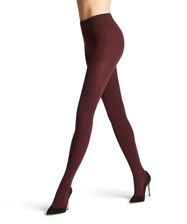 Falke Family Ribbed Tights - Red