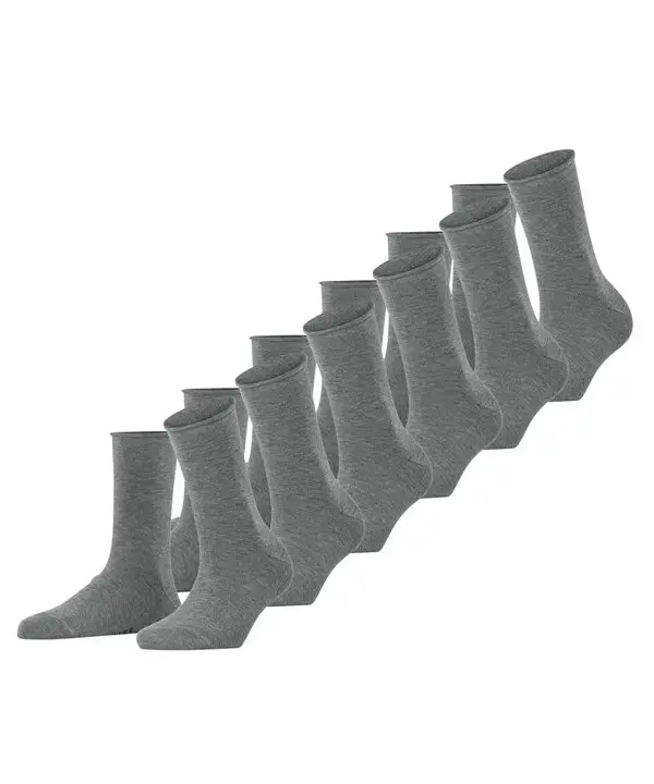Falke Pack Of Six Crew Socks - Grey