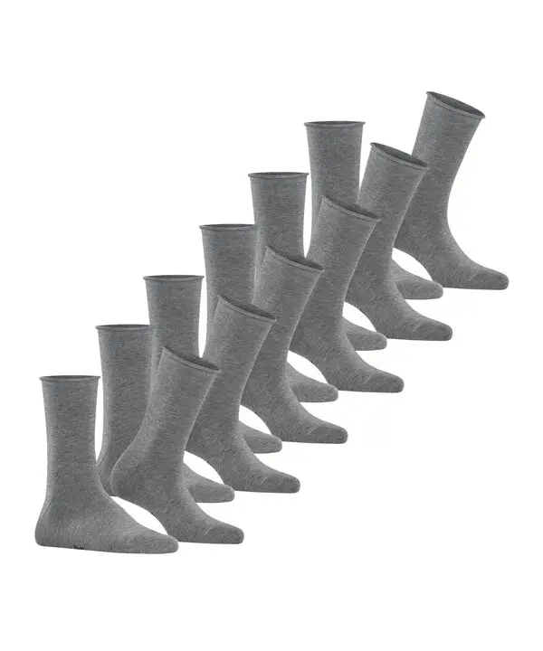 Falke Pack Of Six Crew Socks - Grey