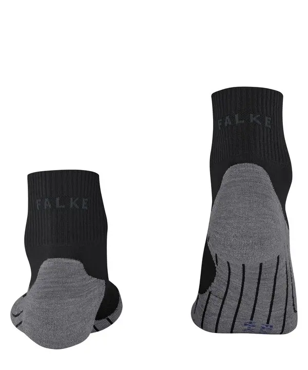 Falke Tk5 Wander Cool Short Trekking Socks - Black