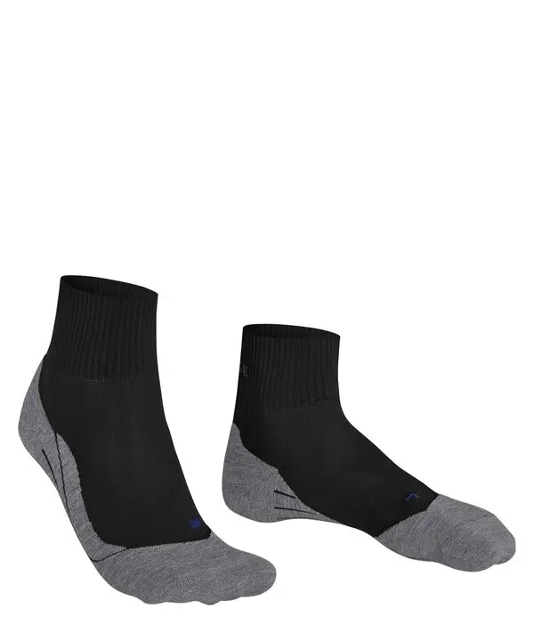 Falke Tk5 Wander Cool Short Trekking Socks - Black