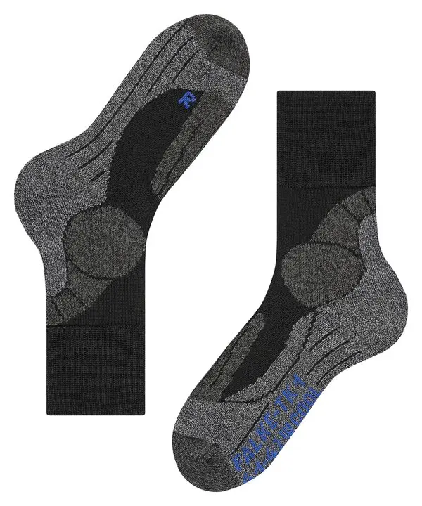 Falke Tk1 Cool Trekking Socks - Black