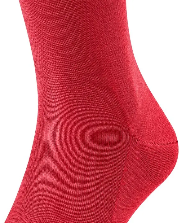 Falke Tiago Knee-high Cotton Dress Socks - Red