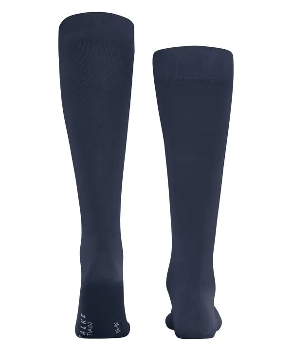 Falke Tiago Knee-high Cotton Dress Socks - Blue