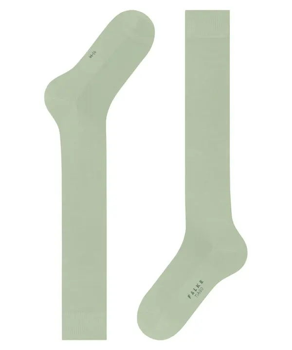 Falke Tiago Knee-high Socks In Fil D'écosse Cotton - Green