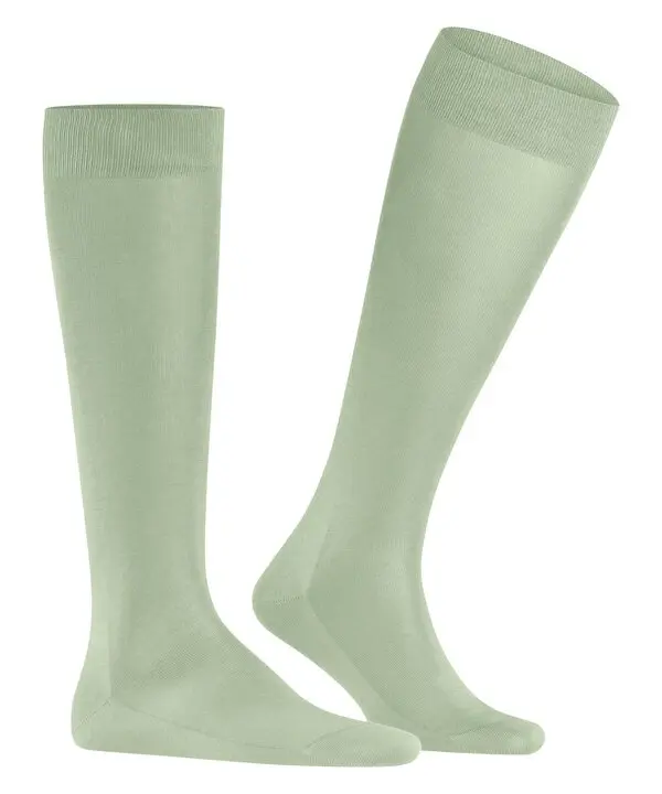 Falke Tiago Knee-high Socks In Fil D'écosse Cotton - Green