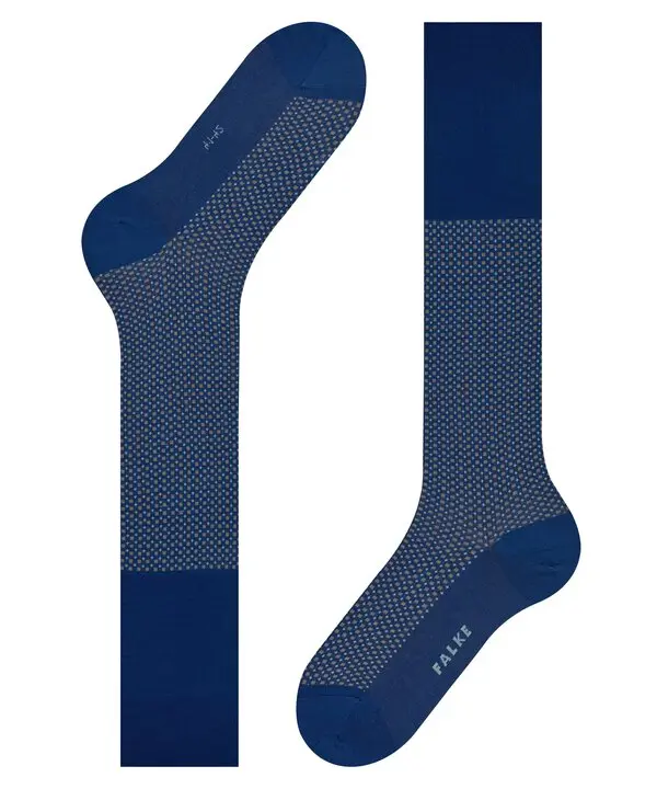 Falke Knee High Patterned Socks - Blue