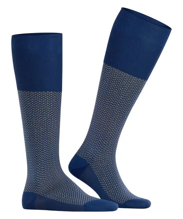 Falke Knee High Patterned Socks - Blue