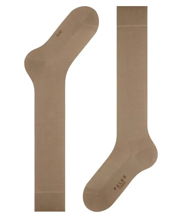 Falke Tiago Knee-high Socks In Fil D'écosse Cotton - Brown