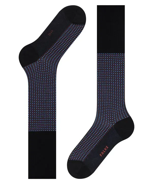 Falke Knee High Socks With Geometric Pattern
