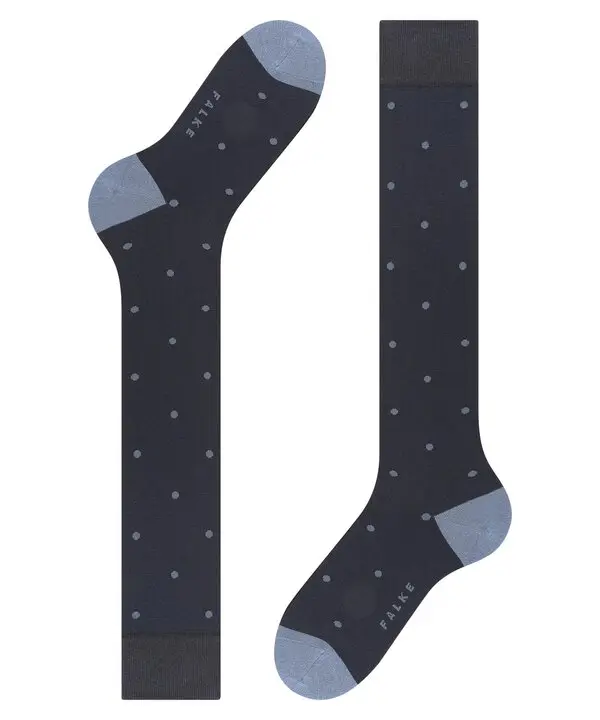 Falke Polka Dot Knee-high Socks - Blue