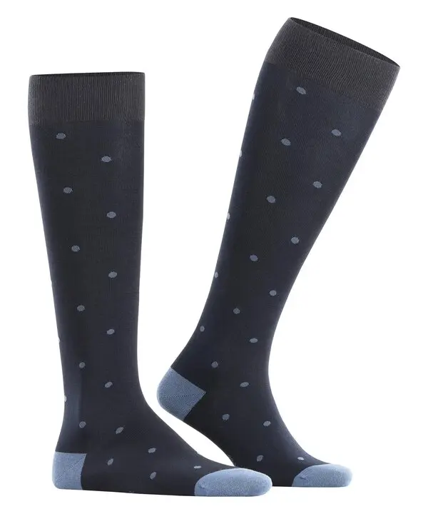 Falke Polka Dot Knee-high Socks - Blue