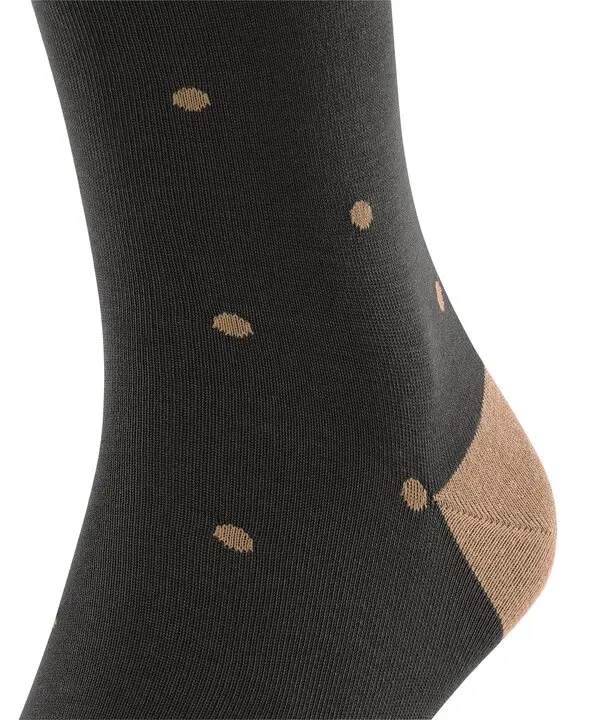 Falke Polka Dot Knee-high Socks - Brown