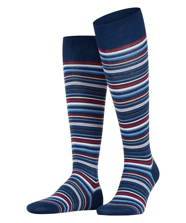 Falke Knee-high Striped Socks - Blue