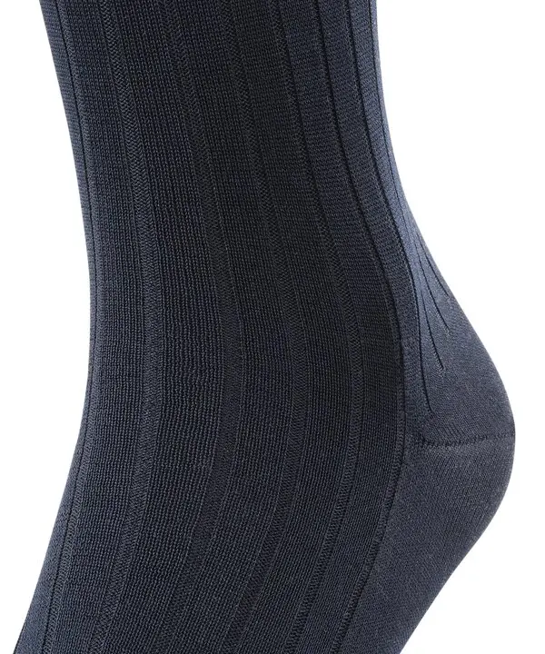 Falke Milano Ribbed Knee High Socks - Blue