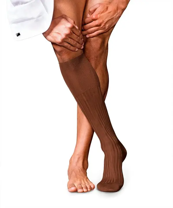 Falke No. 13 Finest Piuma Cotton Socks - Brown