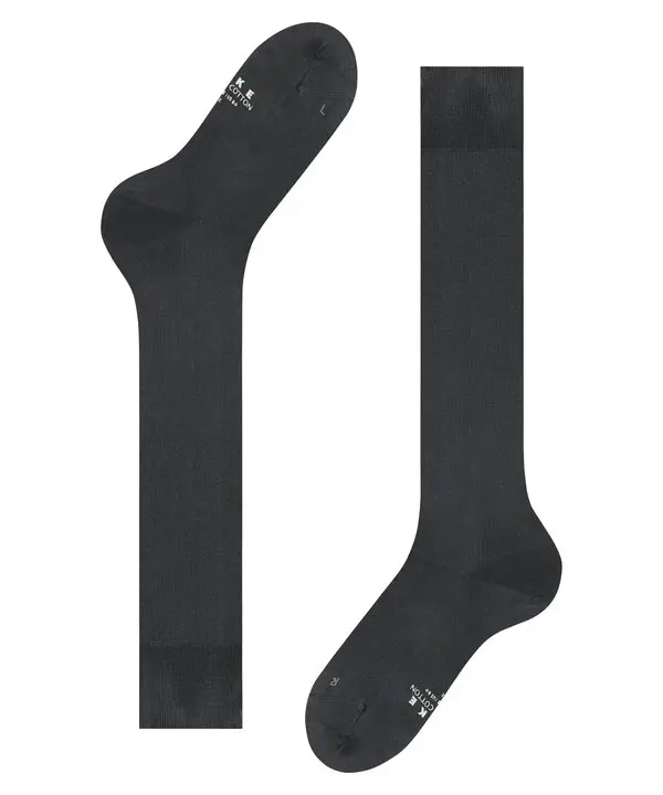 Falke Energizing Cotton Knee-high Socks - Grey