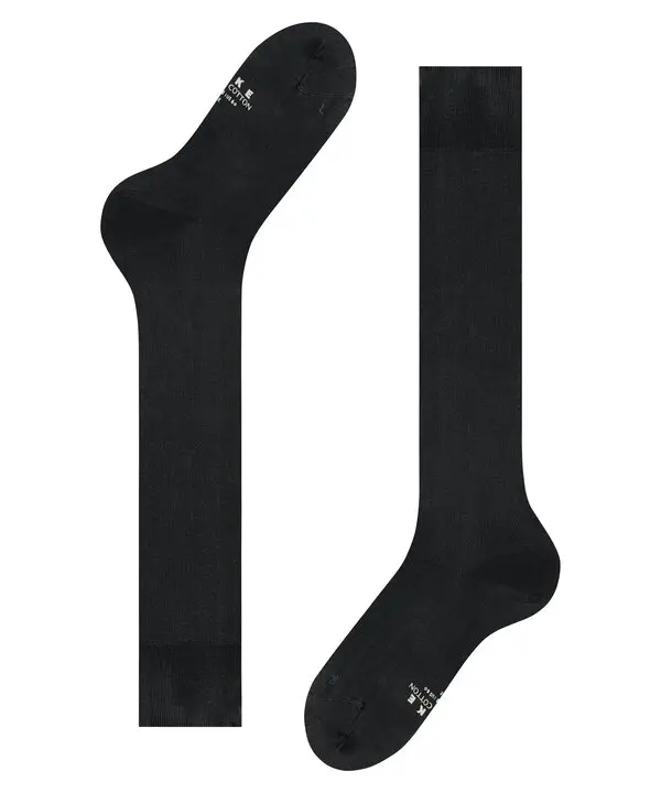 Falke Energizing Cotton Knee-high Socks - Black